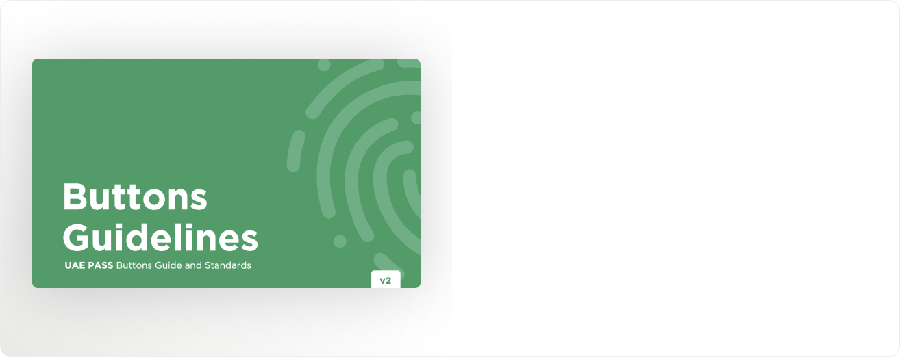 DGOV - UAE PASS Buttons Guide and Standards